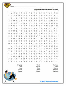 Self Care Word Searches - Word Search Hero.com
