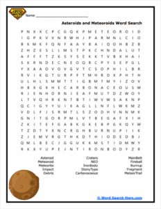 Solar System Word Search Printables | Planet PDFs | Word Search Hero