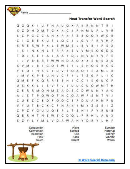 Thermodynamics Word Searches - Word Search Hero.com