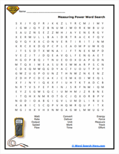 Physics Word Search Printables | PDF Science Puzzles | Word Search Hero