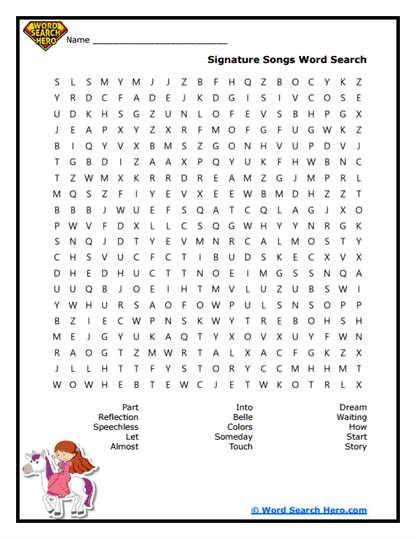 Disney Princess Word Searches | Castles & Crowns - Word Search Hero.com
