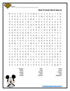 Mickey Mouse and Friends Word Search Puzzles | Free Printable PDFs