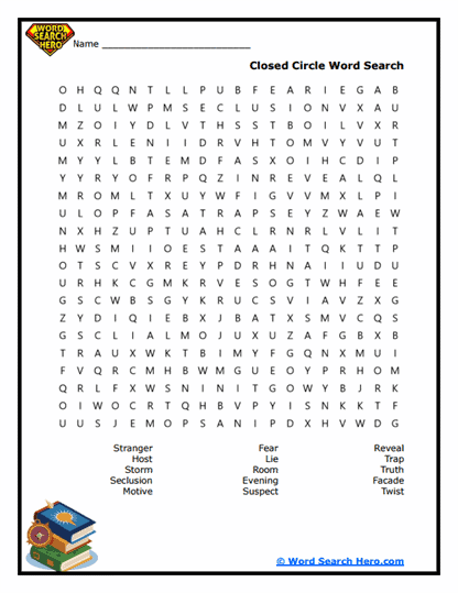 Agatha Christie Word Searches - Word Search Hero.com